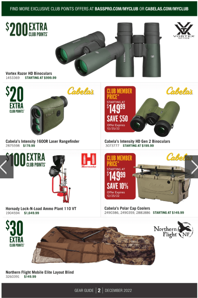Bass Pro Shops December Gear Guide Dec 01 – Dec 31, 2022