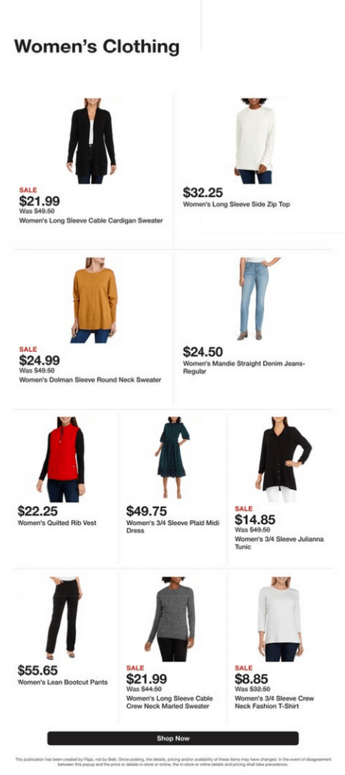 Belk Weekly Ad Dec 05 – Dec 11, 2022