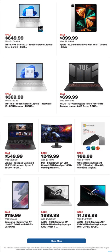 Best Buy Weekly Ad Dec 02 – Dec 05, 2022