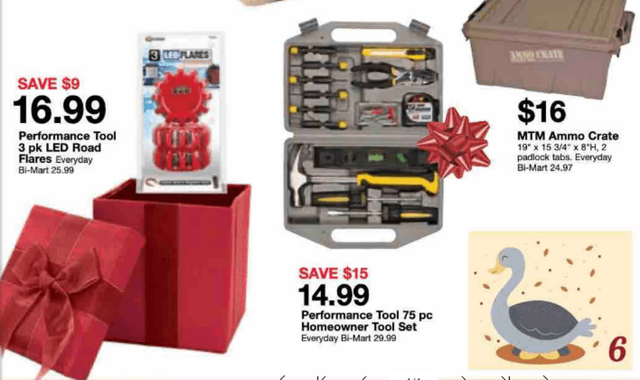 Bi Mart 12-Day Count Down to Christmas Ad Dec 19, 2022