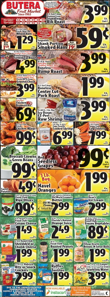 Butera Weekly Ad Dec 14 – Dec 25, 2022
