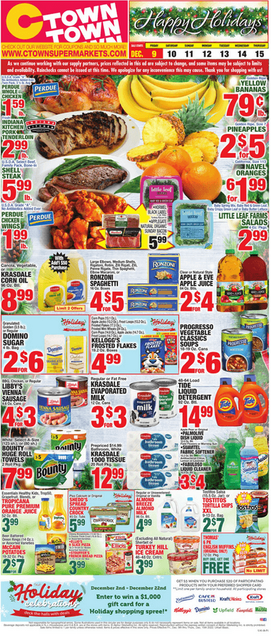 C-Town Weekly Flyer Dec 09 – Dec 15, 2022