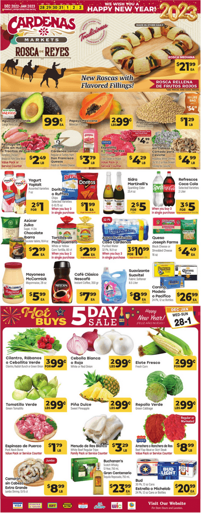 Cardenas Weekly Ad Dec 28, 2022 – Jan 03, 2023