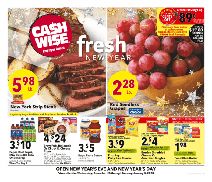 Cash Wise Weekly Ad Dec 29, 2022 – Jan 04, 2023