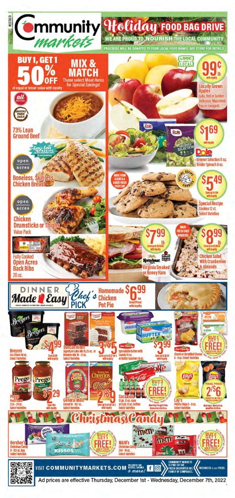 Community Markets Weekly Ad Dec 01 – Dec 07, 2022