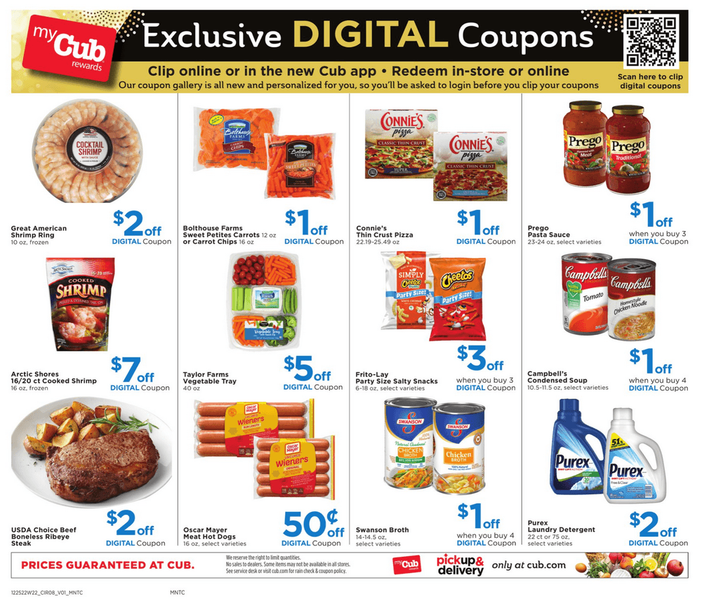Cub Foods Weekly Ad Dec 25 – Dec 31, 2022 ( New Year Promotion Included)