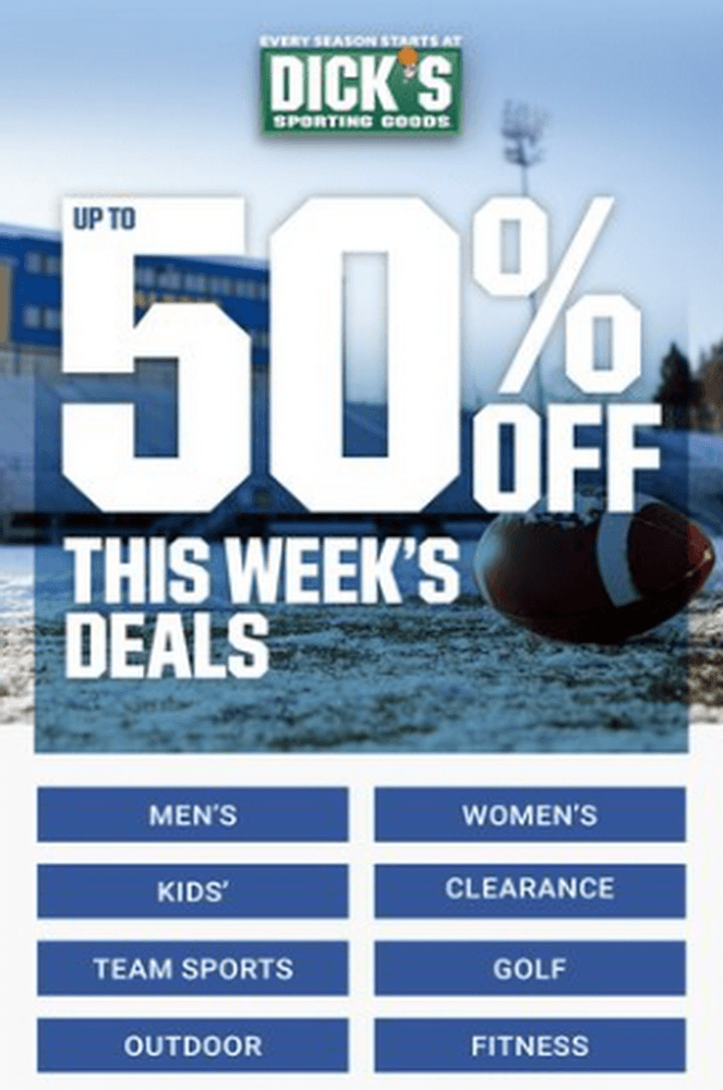 Dick's Sporting Goods Weekly Ad Dec 25 – Dec 31, 2022