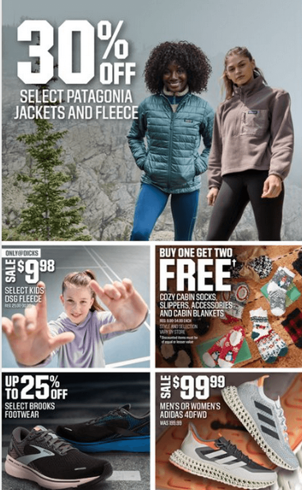 Dick's Sporting Goods Weekly Ad Dec 25 – Dec 31, 2022