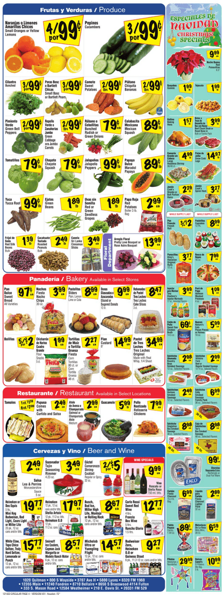 Fiesta Mart Weekly Ad Dec 14 – Dec 20, 2022 (Christmas Sale Included)