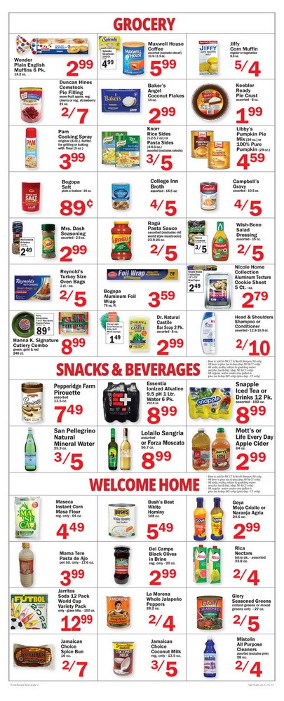 Food Bazaar Weekly Ad Dec 15 – Dec 21, 2022