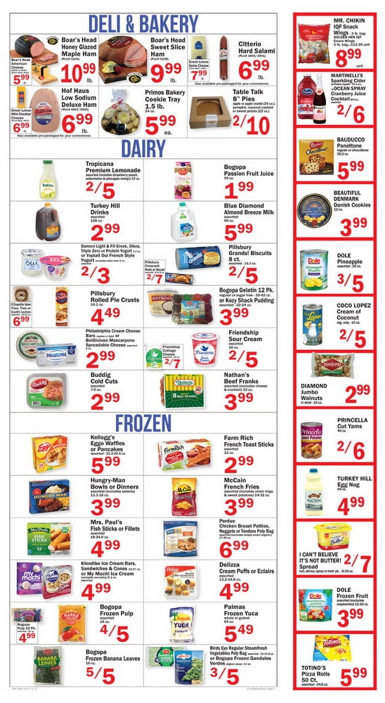 Food Bazaar Weekly Ad Dec 15 – Dec 21, 2022