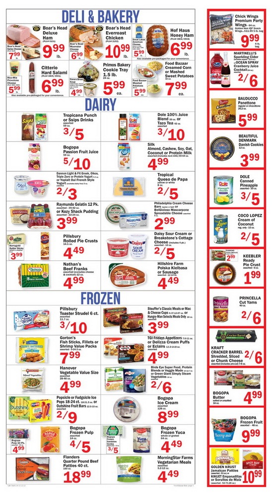 Food Bazaar Weekly Ad Dec 22 – Dec 28, 2022