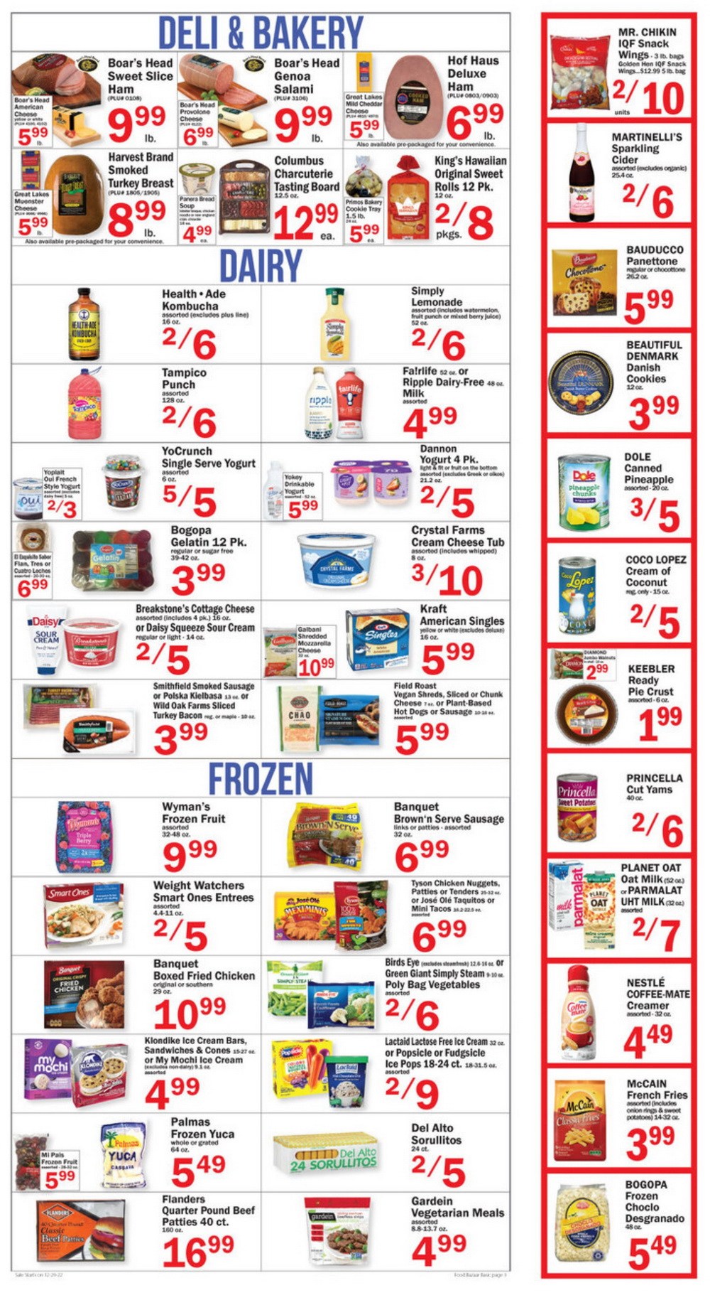 Food Bazaar Weekly Ad Dec 29 – Jan 04, 2023 ( New Year Sale Included)