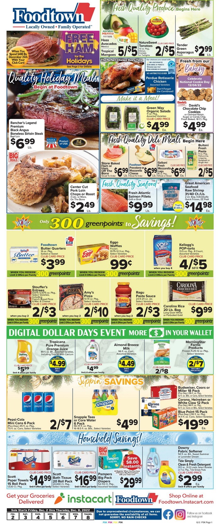 Foodtown Weekly Ad Dec 02 – Dec 08, 2022