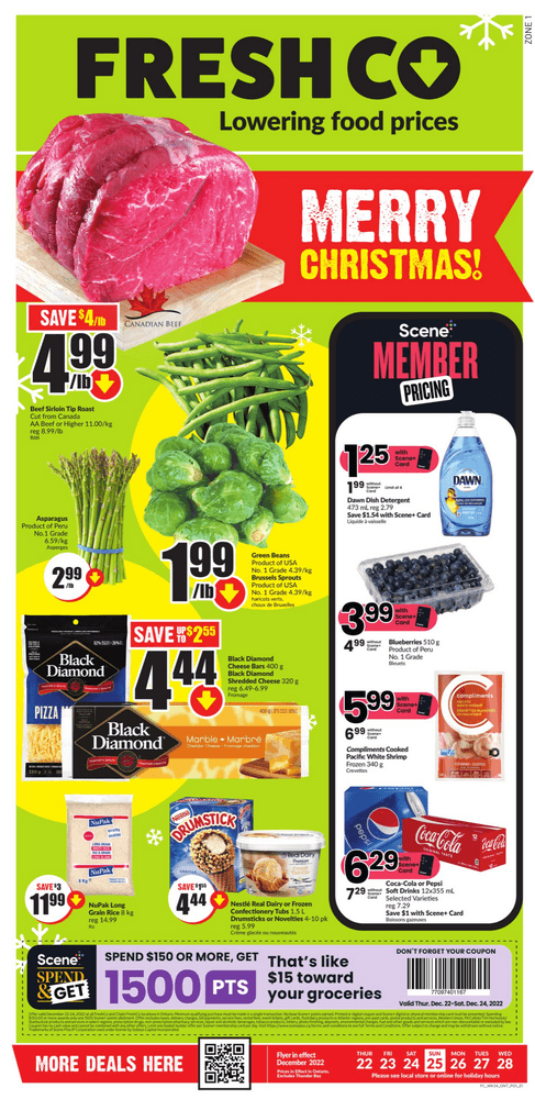 FreshCo Weekly Ad Dec 22 – Dec 28, 2022 (Christmas Sale Included)