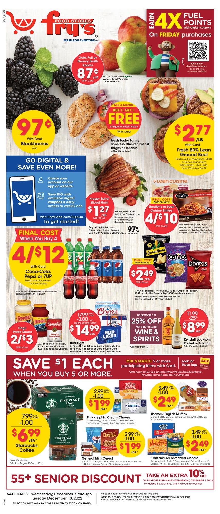 Fry's Food Weekly Ad Dec 07 – Dec 13, 2022