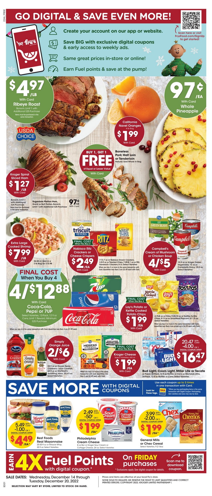 Fry's Food Weekly Ad Dec 14 – Dec 20, 2022