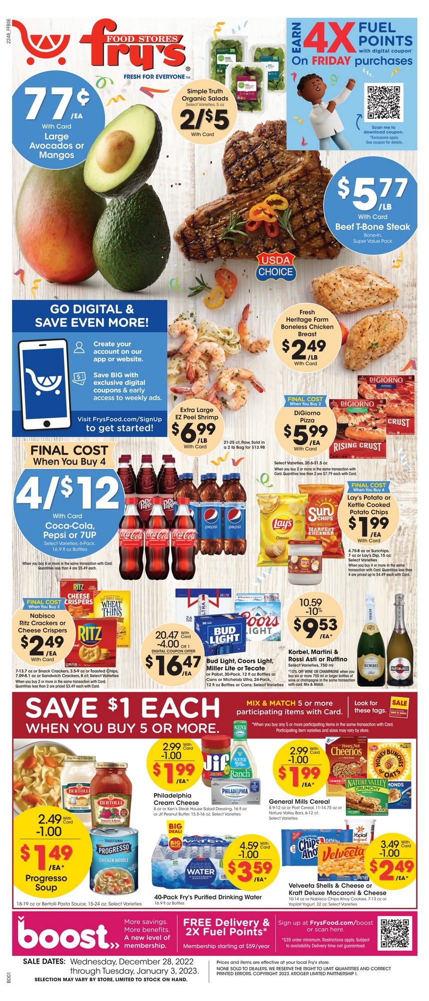 Fry's Food Weekly Ad Dec 28 – Jan 03, 2023