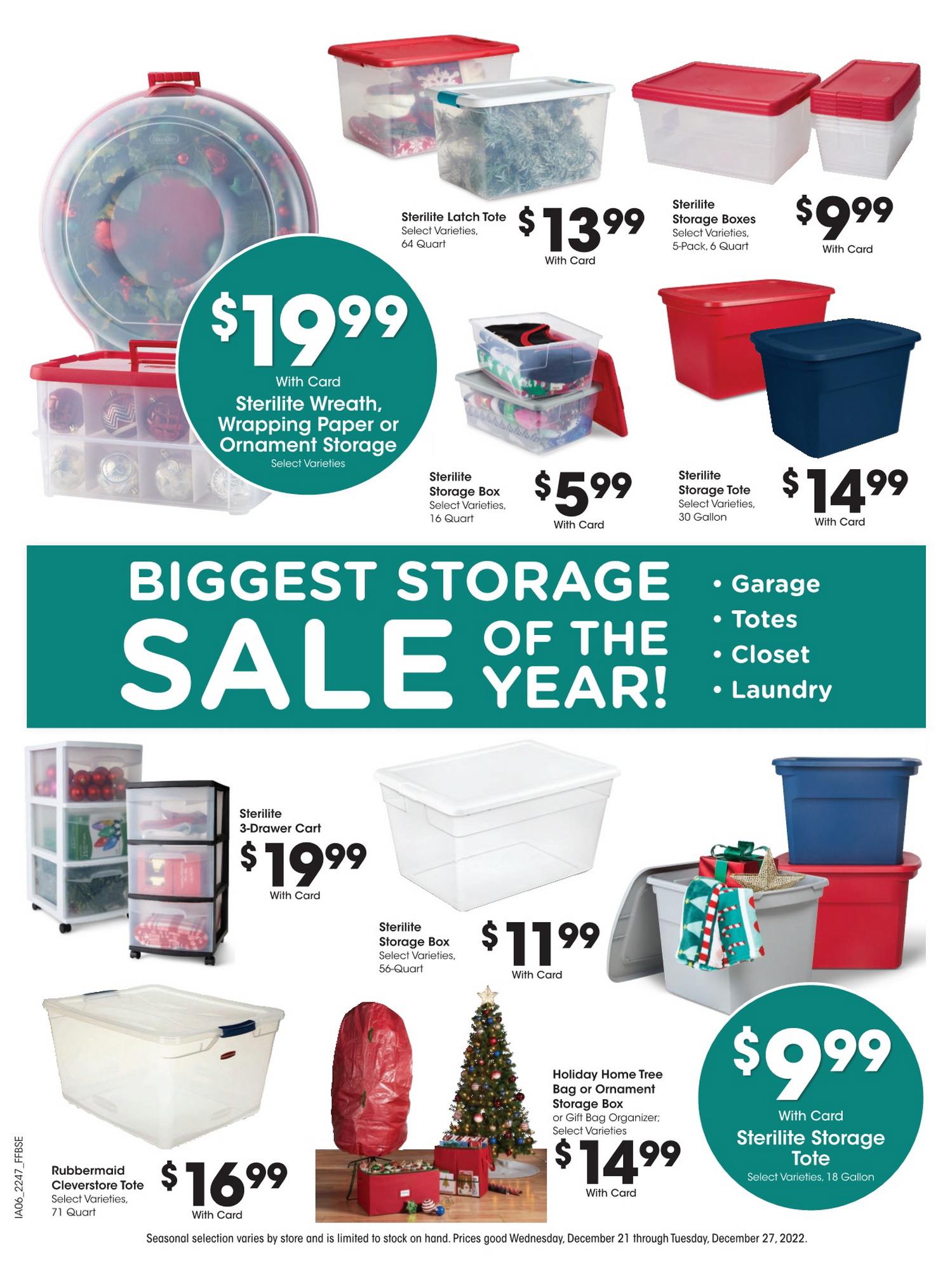 Fry's Food Weekly Ad Dec 28 – Jan 03, 2023