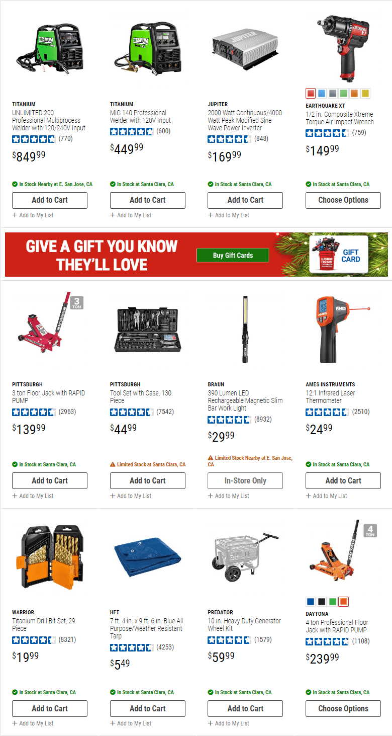 Harbor Freight After Christmas Sale Dec 27, 2022 – Jan 12, 2023