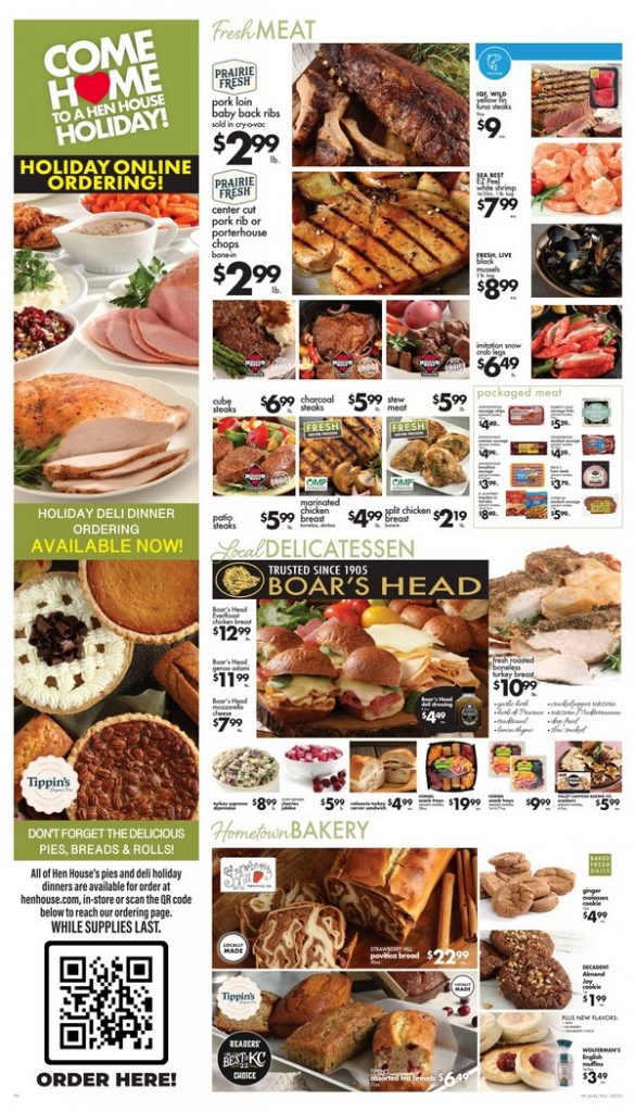 Hen House Weekly Ad Dec 07 – Dec 13, 2022