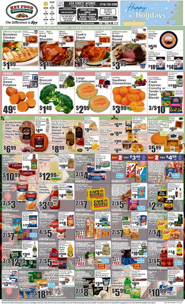 Key Food Weekly Ad Dec 16 – Dec 22, 2022