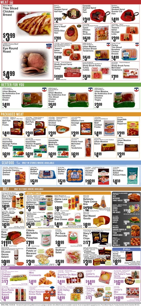 Key Food Weekly Ad Dec 23 – Dec 29, 2022