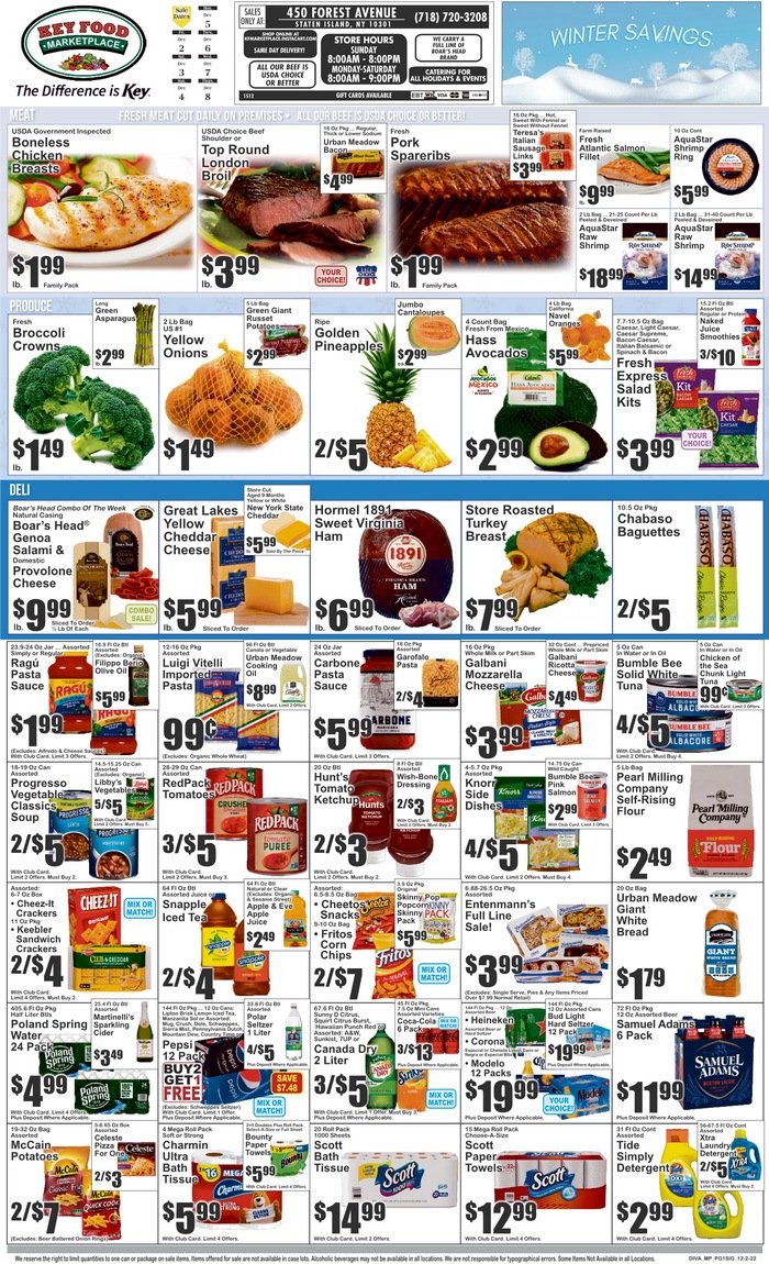 Key Food Weekly Ad Dec 02 – Dec 08, 2022