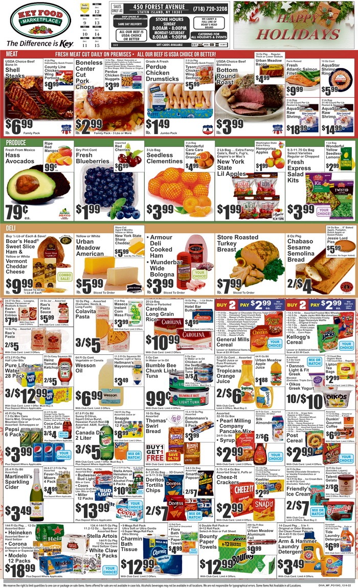 Key Food Weekly Ad Dec 09 – Dec 15, 2022