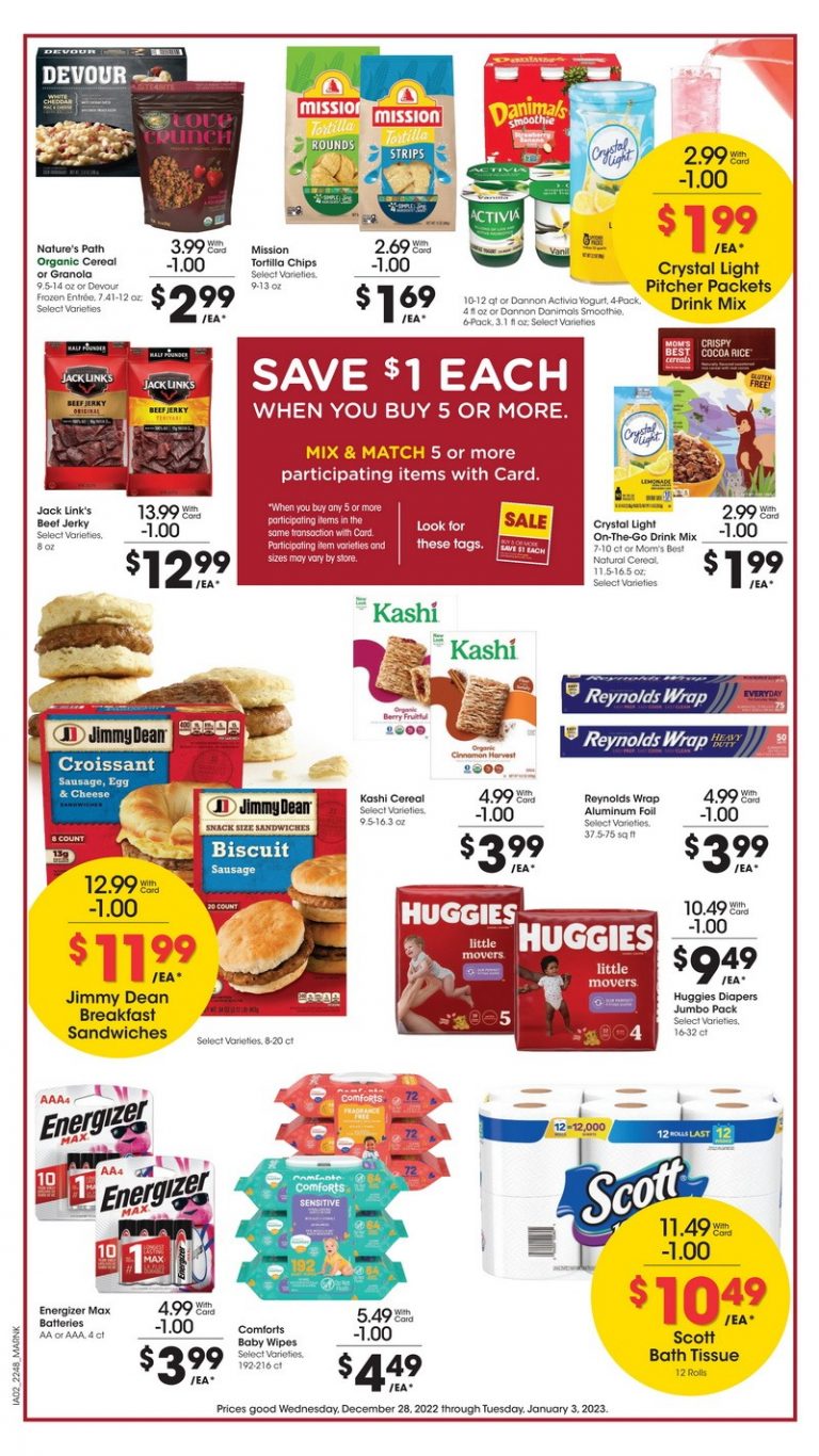 Kroger Weekly Ad Dec 28, 2022 – Jan 03, 2023