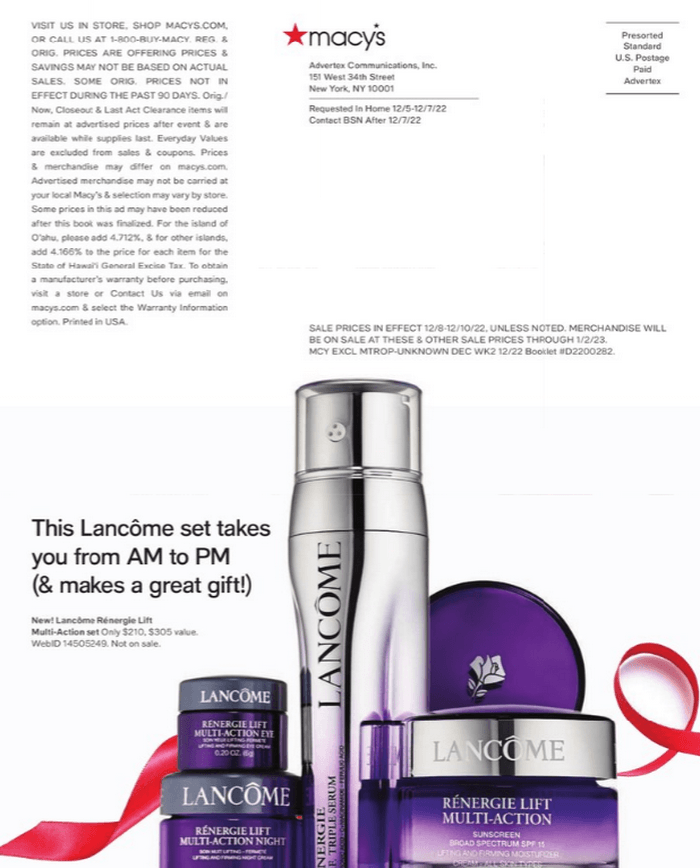 Macy's Ad Dec 08 – Dec 10, 2022
