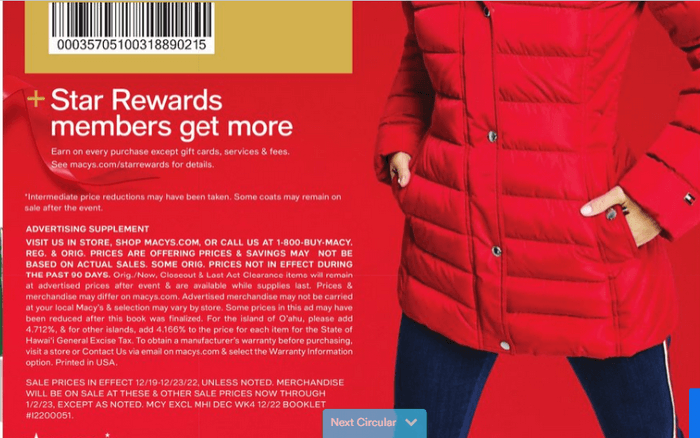 Macy's Last-Minute Gift Ad Dec 19 – Dec 24, 2022