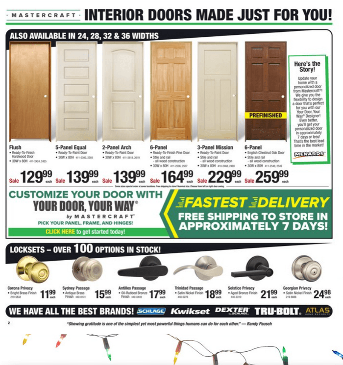 Menards New Year Sale Ad Dec 25 – Dec 31, 2022