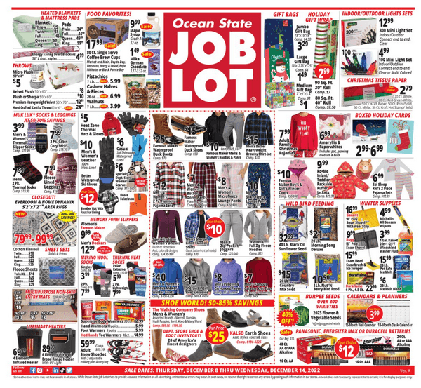 Ocean State Job Lot Weekly Ad Dec 08 – Dec 14, 2022