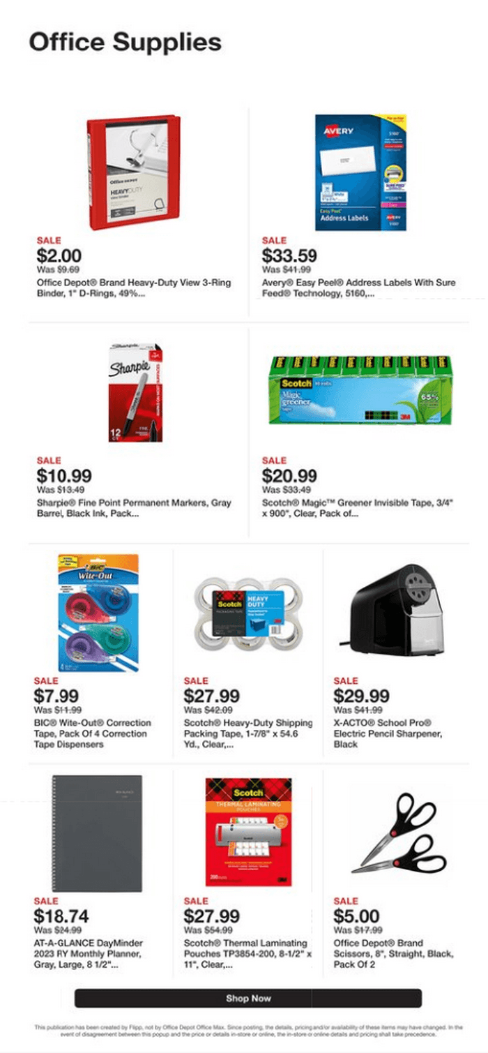 Office Depot Weekly Ad Dec 05 – Dec 11, 2022