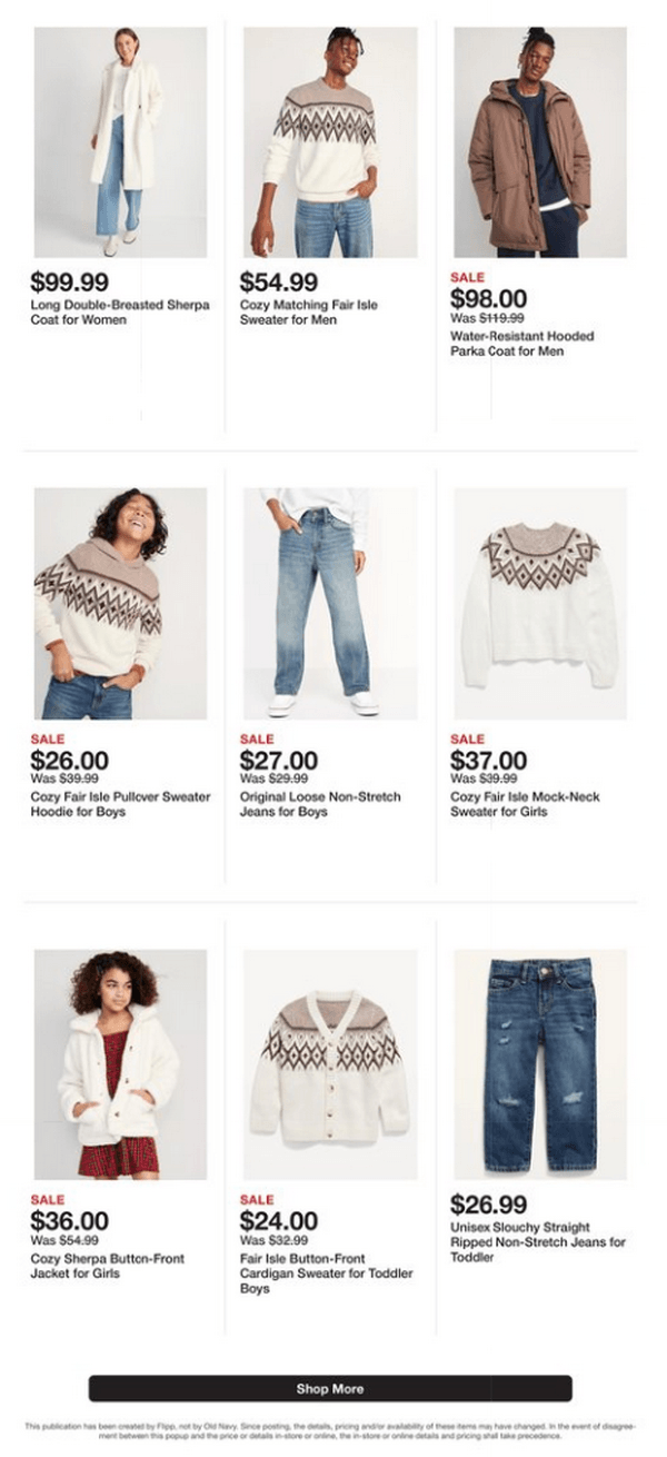 Old Navy Weekly Ad Dec 05 – Dec 12, 2022