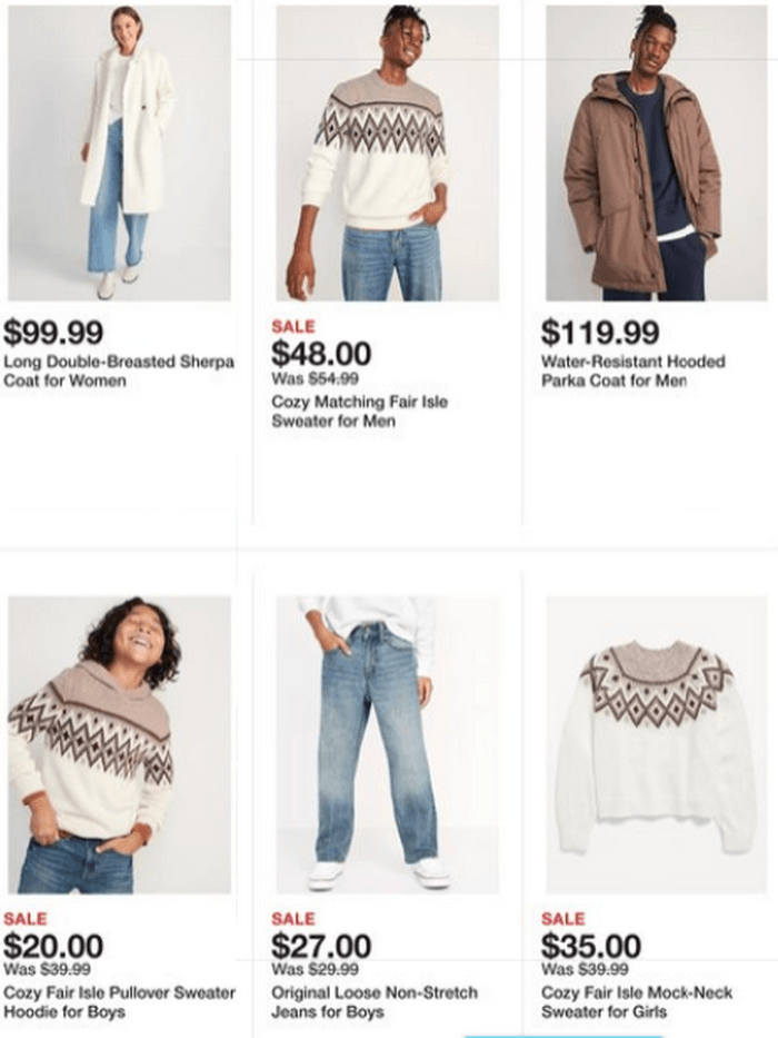Old Navy Weekly Ad Dec 12 – Dec 19, 2022