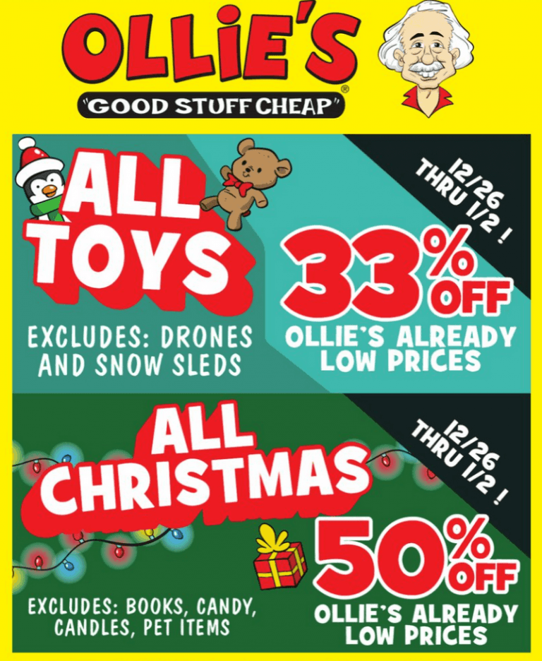 Ollie's Weekly Ad Dec 29, 2022 – Jan 04, 2023
