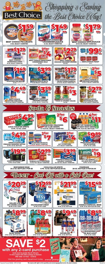 Price Cutter Weekly Ad Dec 14 – Dec 20, 2022