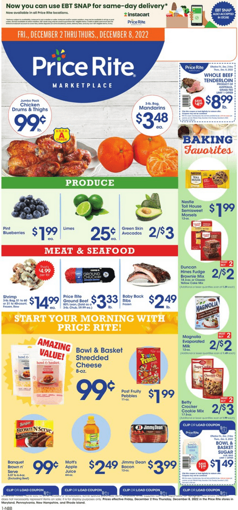 Price Rite Weekly Ad Dec 02 – Dec 08, 2022