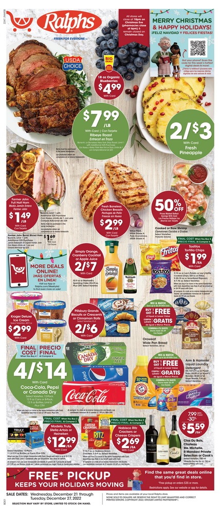 Ralphs Weekly Ad Dec 21 – Dec 27, 2022