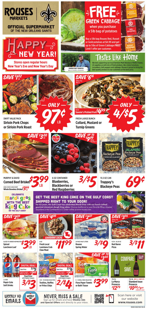 Rouses Weekly Ad Dec 26 – Jan 04, 2023 (New Year Promotion Included)
