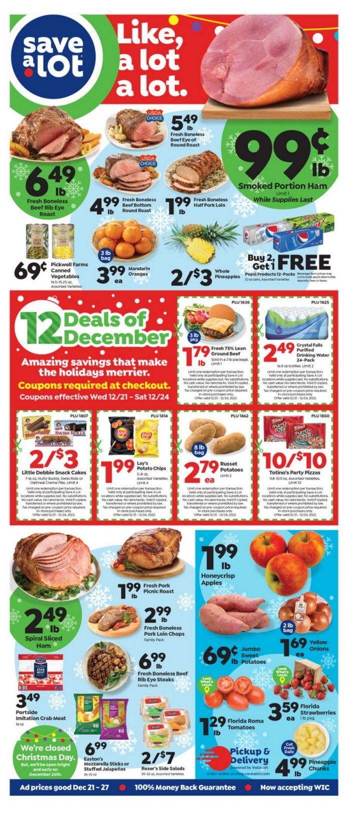 Save A Lot Weekly Ad Dec 21 – Dec 27, 2022
