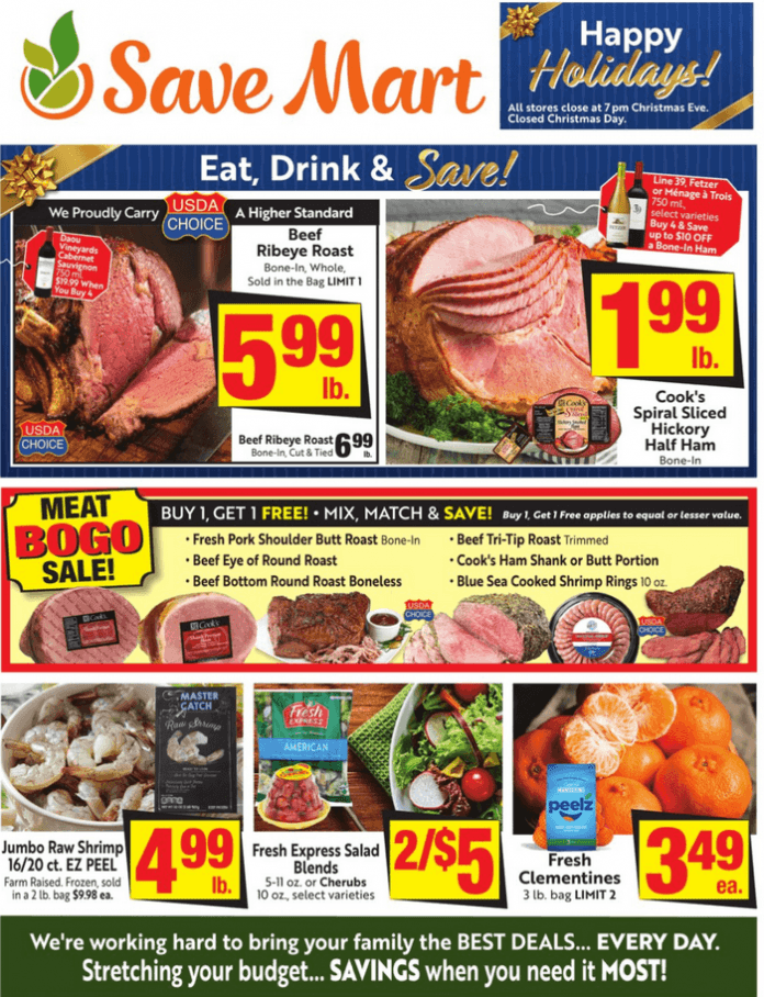 Save Mart Supermarkets Weekly Ad Dec 21 – Dec 27, 2022