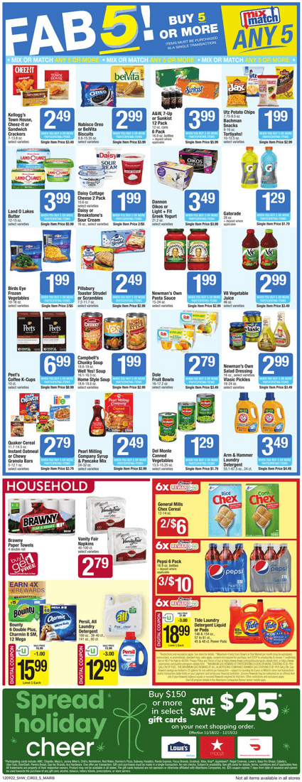 Shaw's Weekly Ad Dec 09 – Dec 15, 2022
