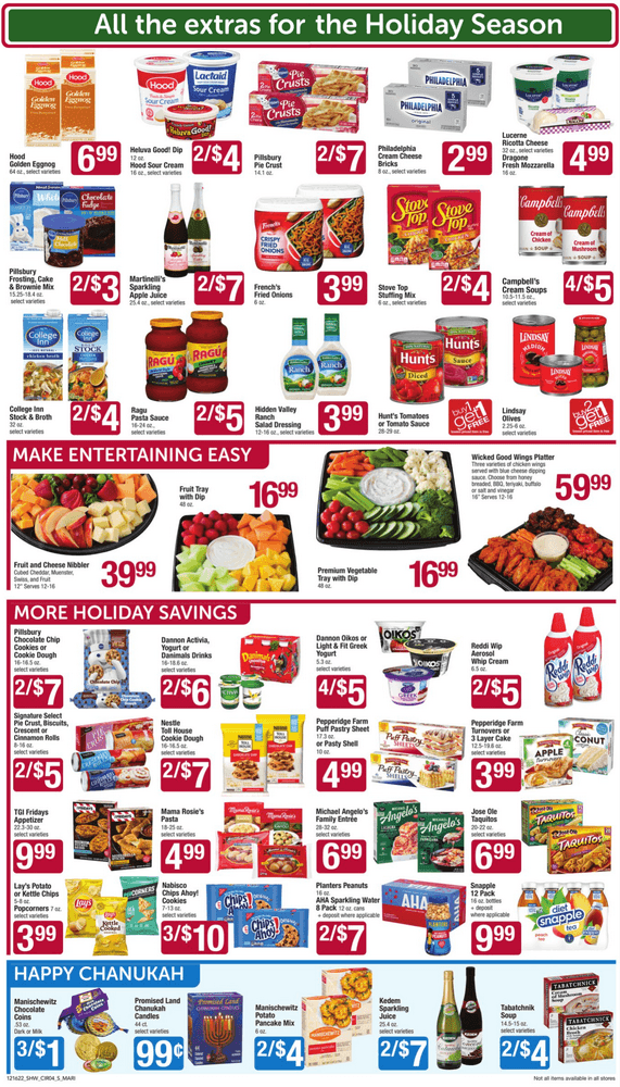 Shaw's Weekly Ad Dec 16 – Dec 24, 2022