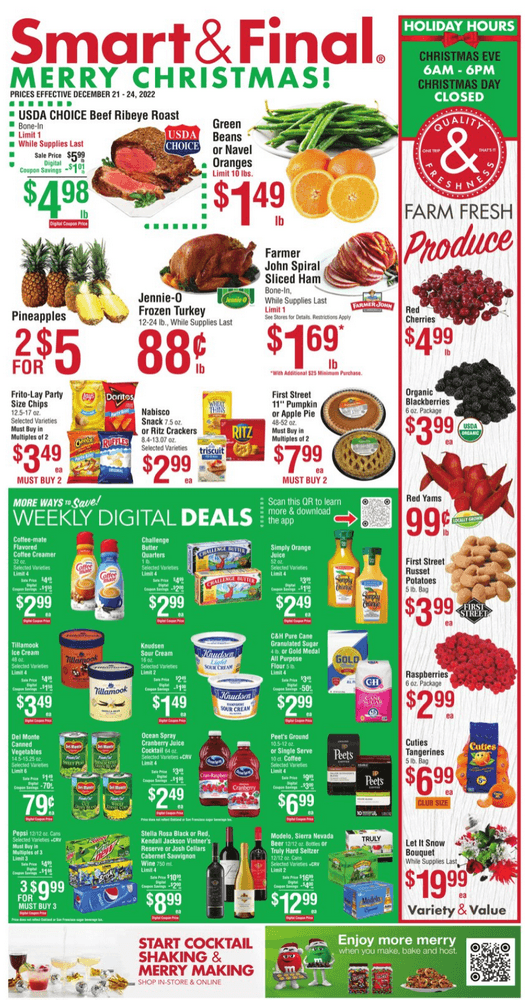 Smart & Final Weekly Ad Dec 21 – Dec 24, 2022