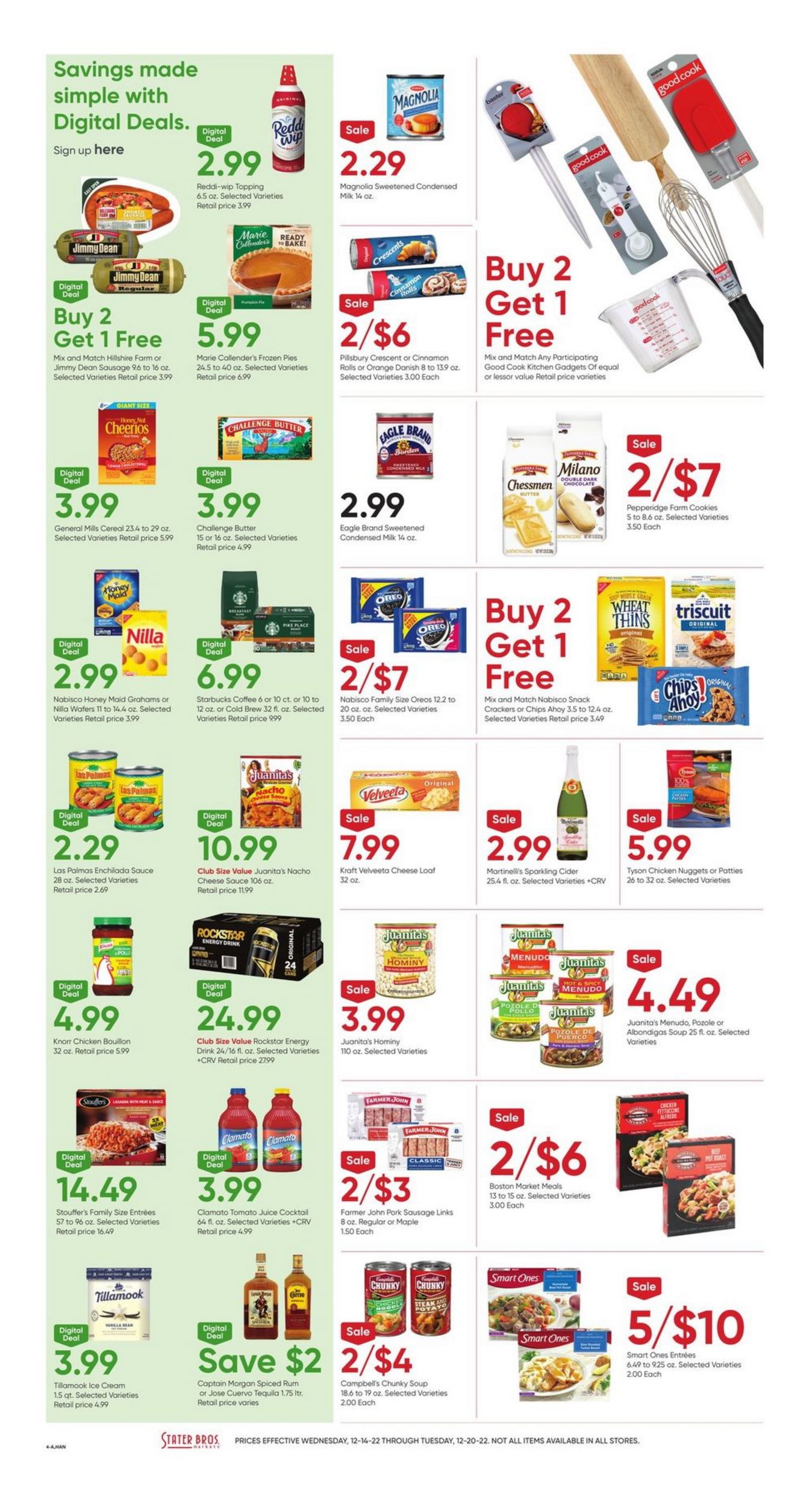 Stater Bros Weekly Ad Dec 21 Dec 24 2022 Christmas Sale Included