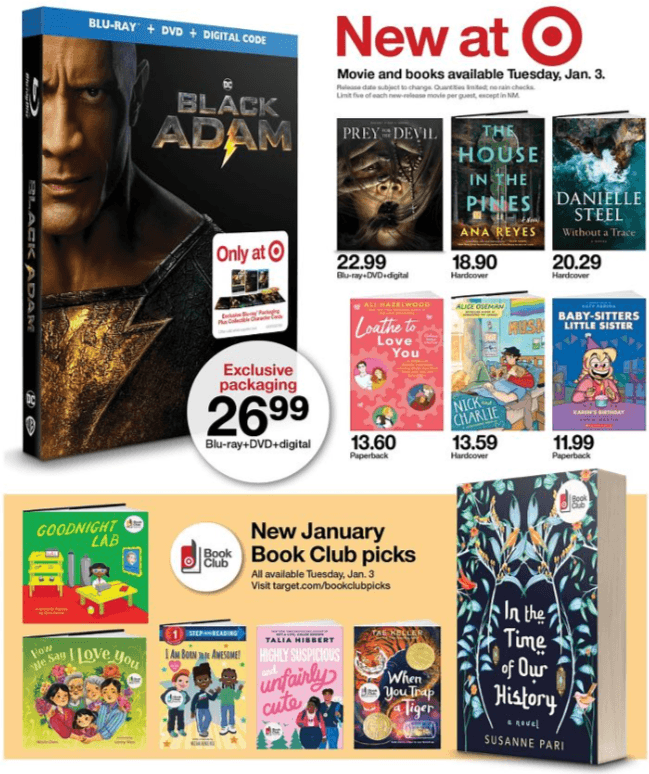 Target Weekly Ad Jan 01 – Jan 07, 2023