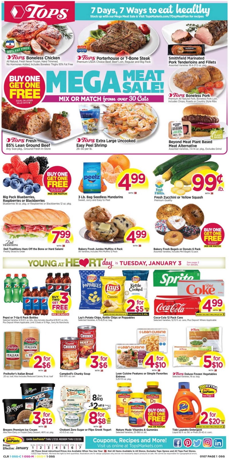 Tops Weekly Ad Jan 01 – Jan 07, 2023